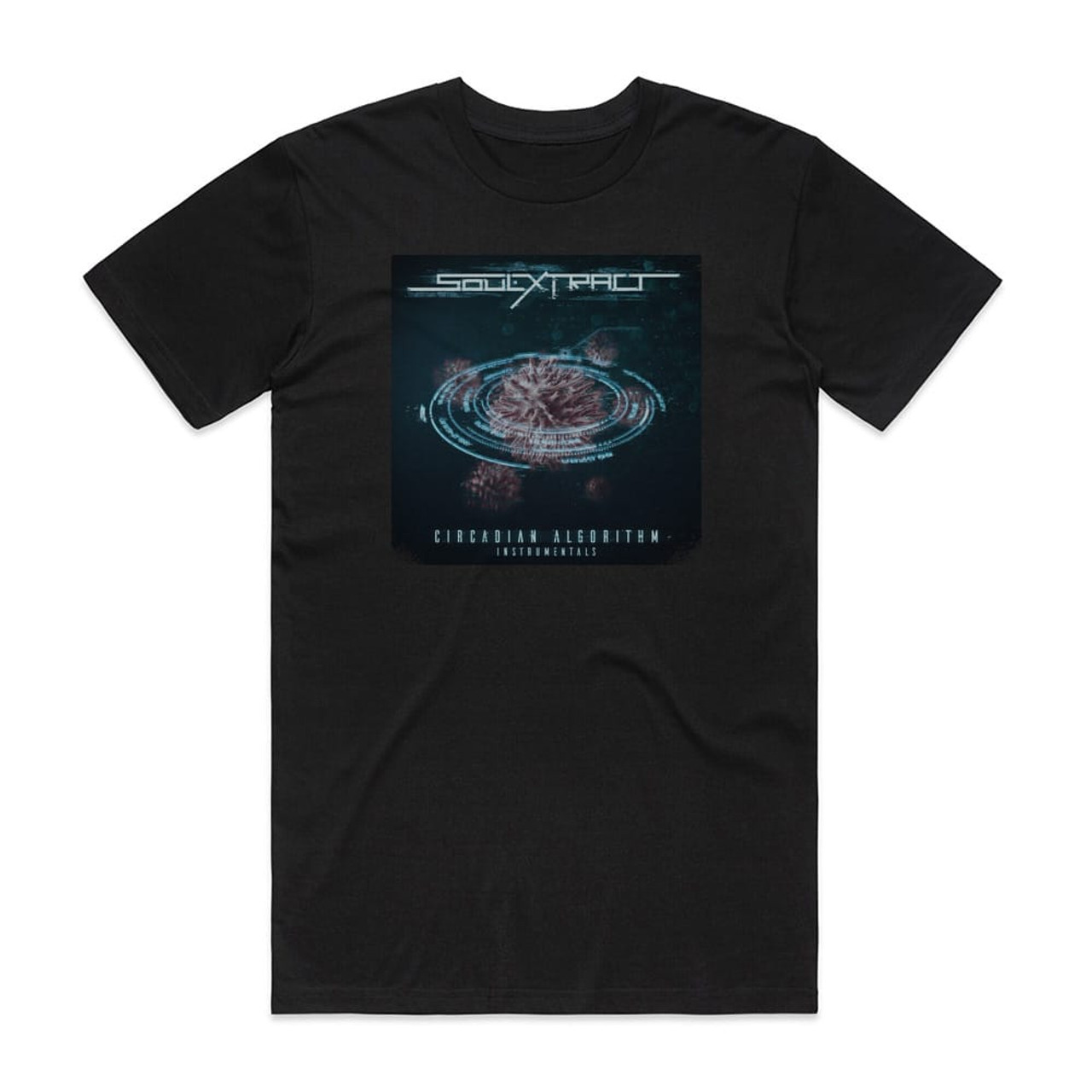 Soul Extract Circadian Algorithm Album Cover T Shirt Black