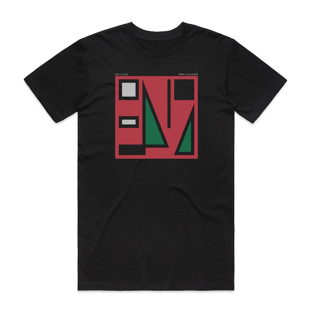 Split Enz True Colours Album Cover T-Shirt Black