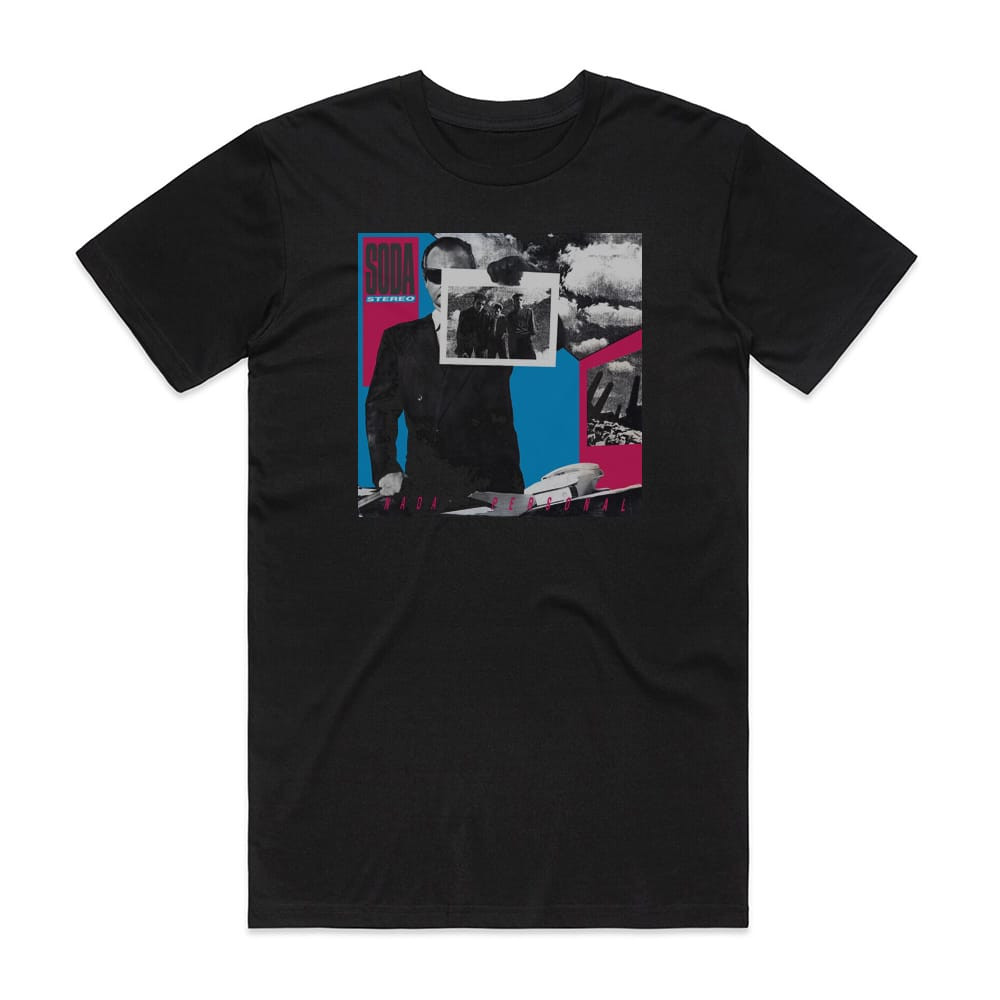 Soda Stereo Nada Personal Album Cover T-Shirt Black