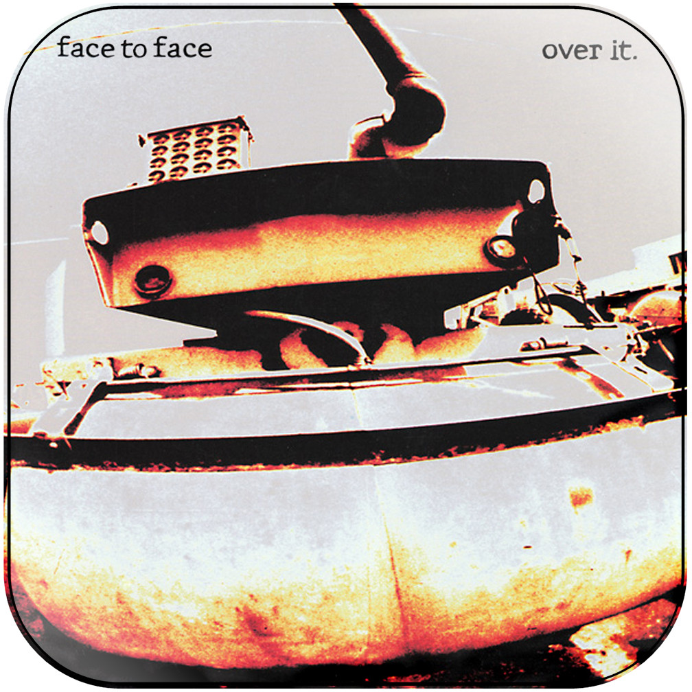 face to face Over It Album Cover Sticker