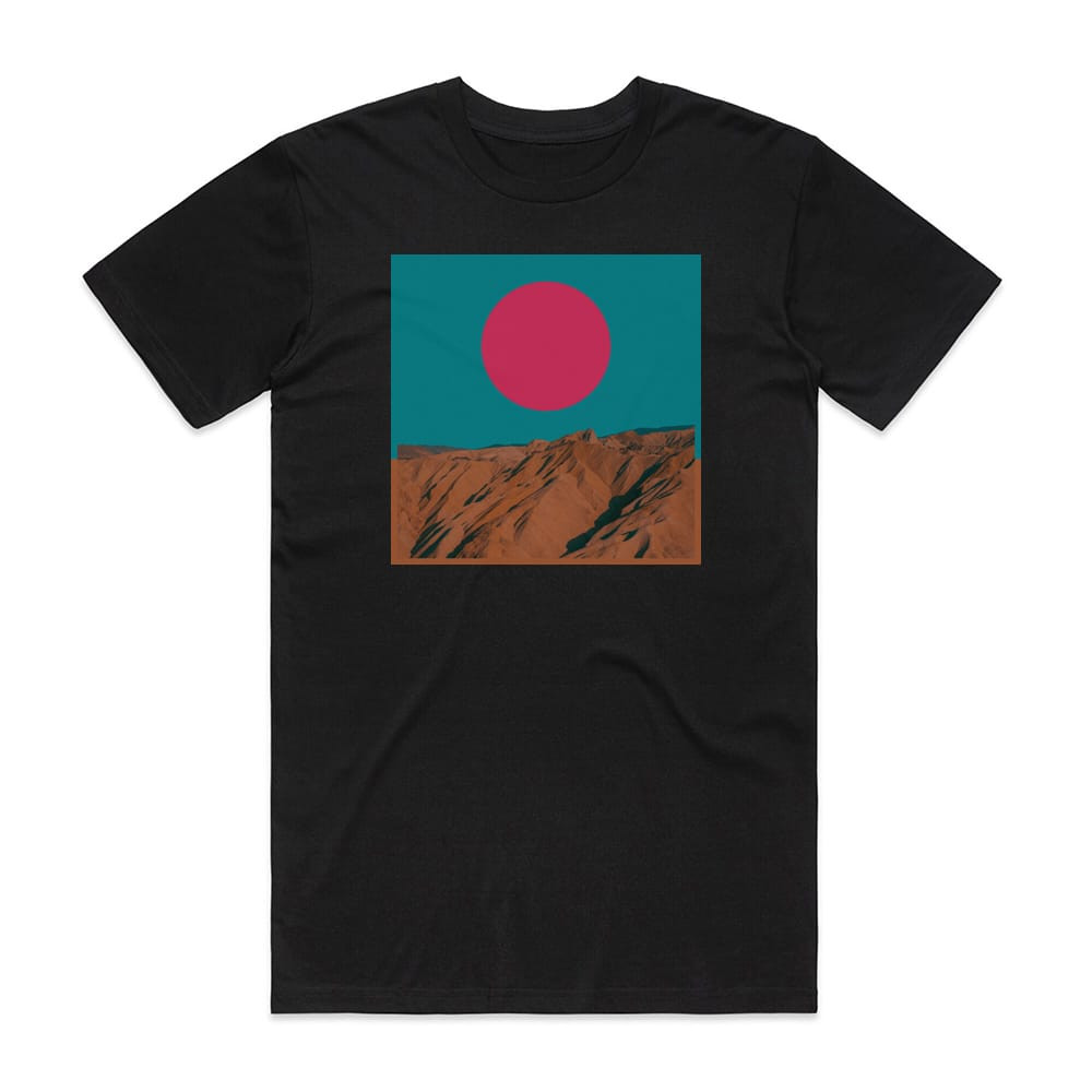 Tycho Pink Blue Rac Mix Album Cover T-Shirt Black