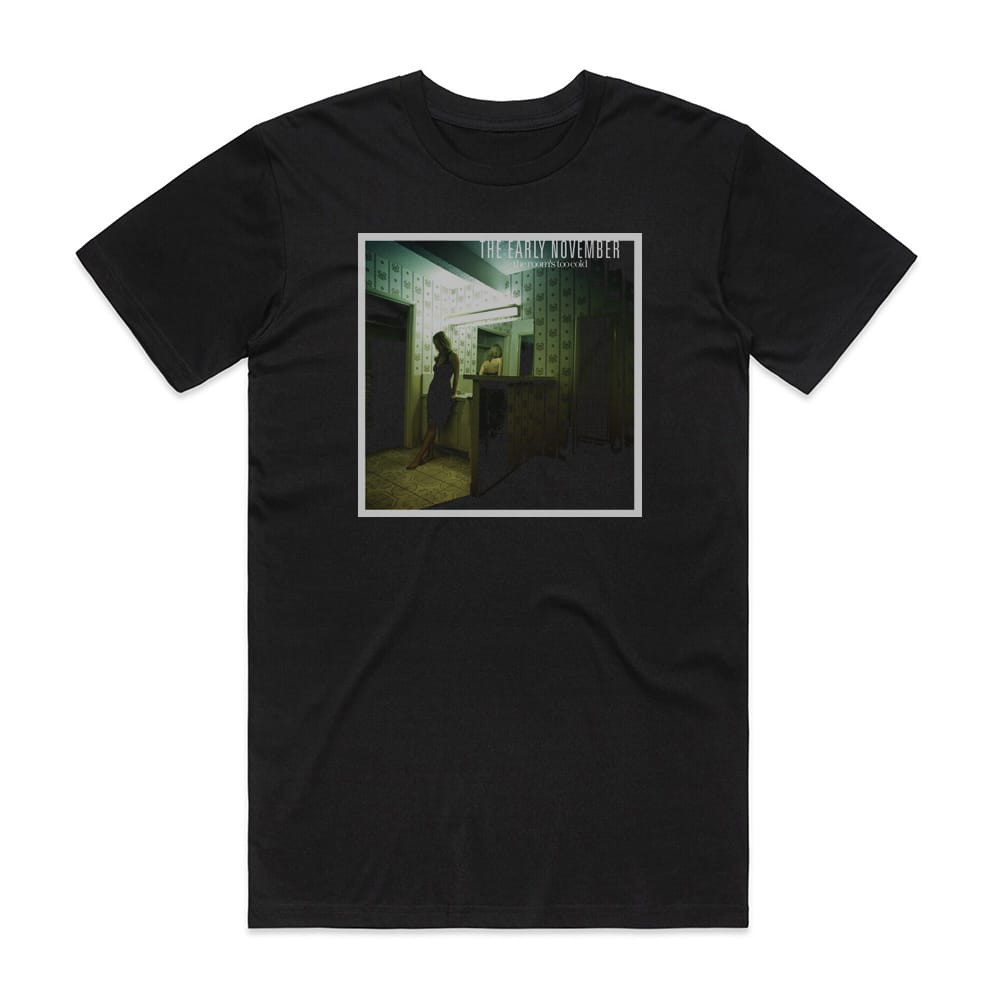 The Early November The Rooms Too Cold Album Cover T-Shirt Black