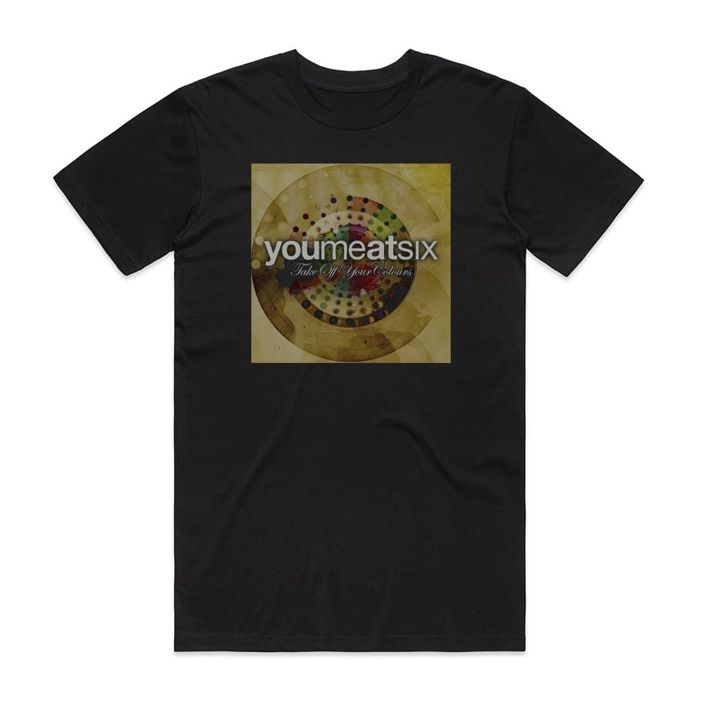 You Me At Six Take Off Your Colours 1 Album Cover T-Shirt Black