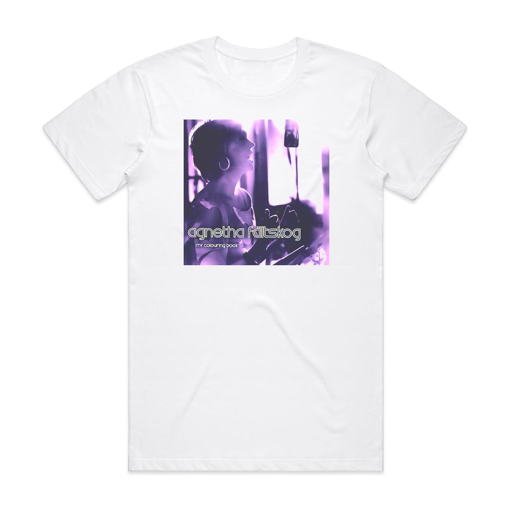 Agnetha Faltskog My Colouring Book Album Cover T-Shirt White