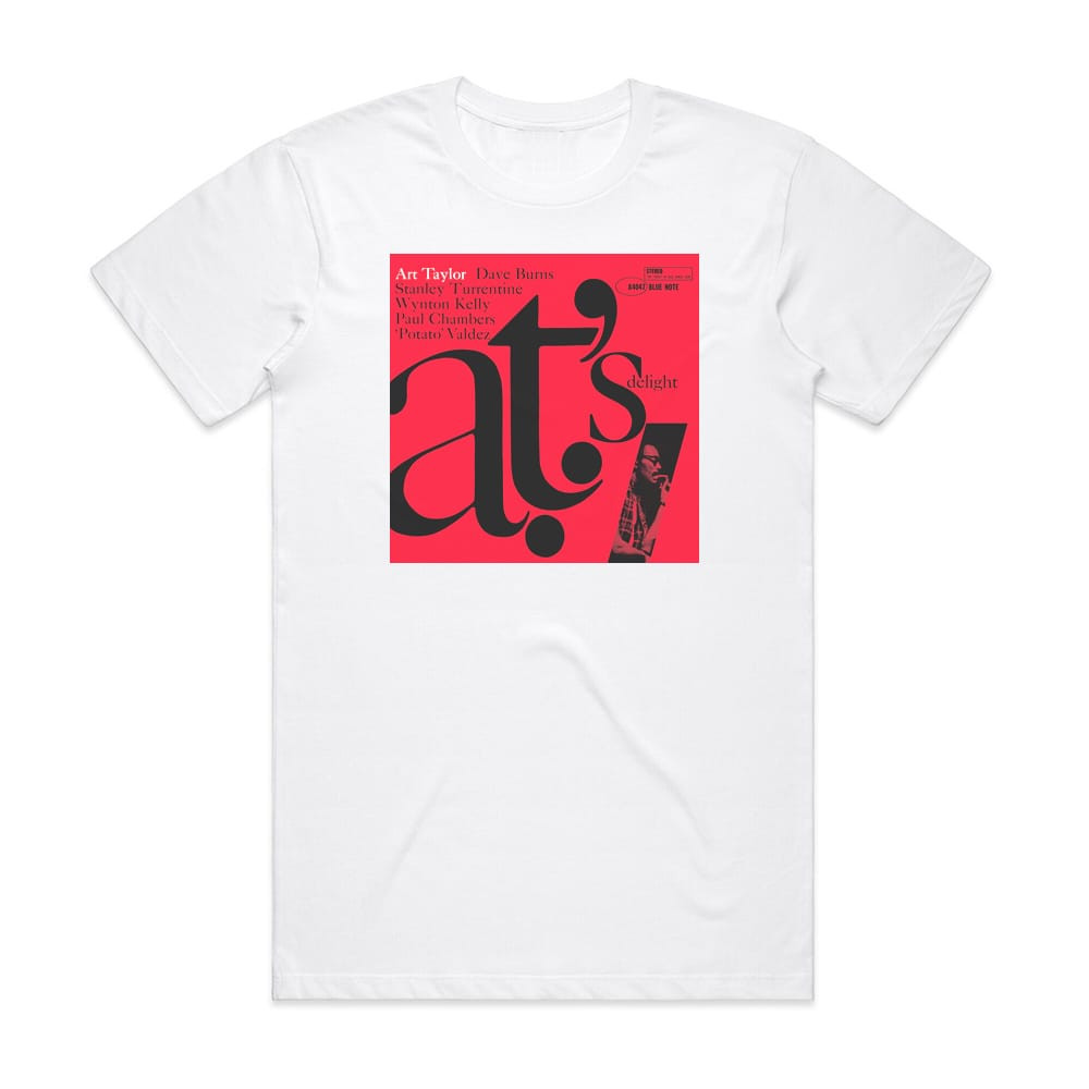 Art Taylor Ats Delight Album Cover T-Shirt White
