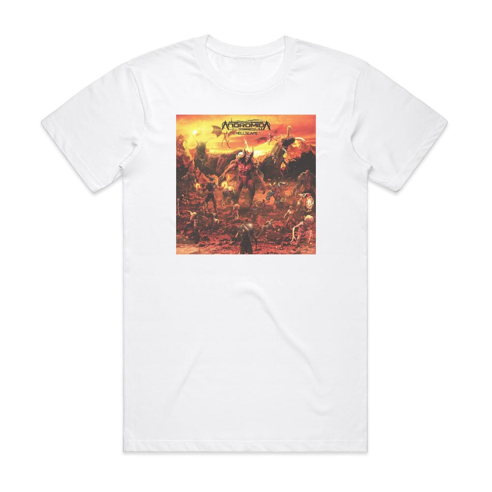 Andromida Hellscape Album Cover T-Shirt White