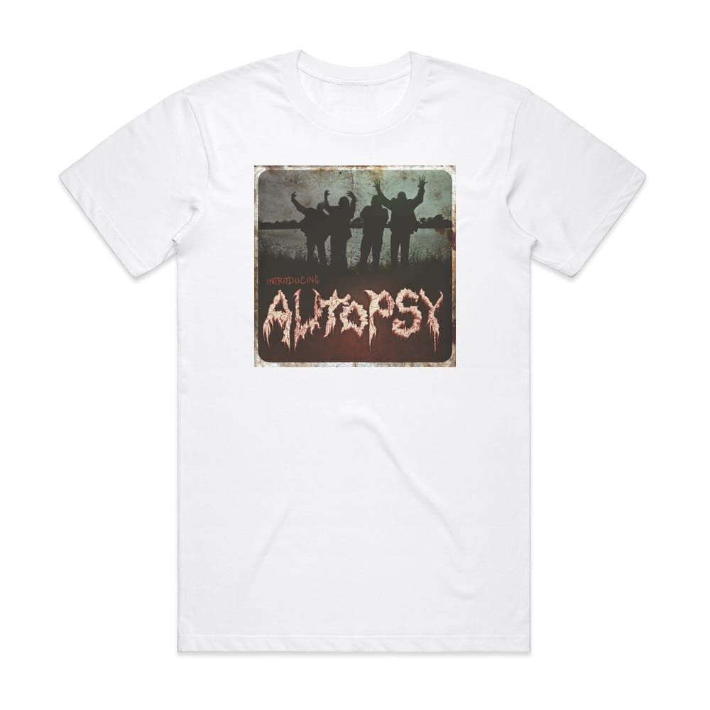 Autopsy Introducing Autopsy Album Cover T-Shirt White