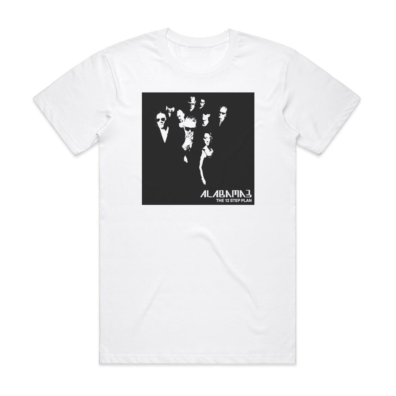 Alabama 3 The 12 Step Plan Album Cover T-Shirt White