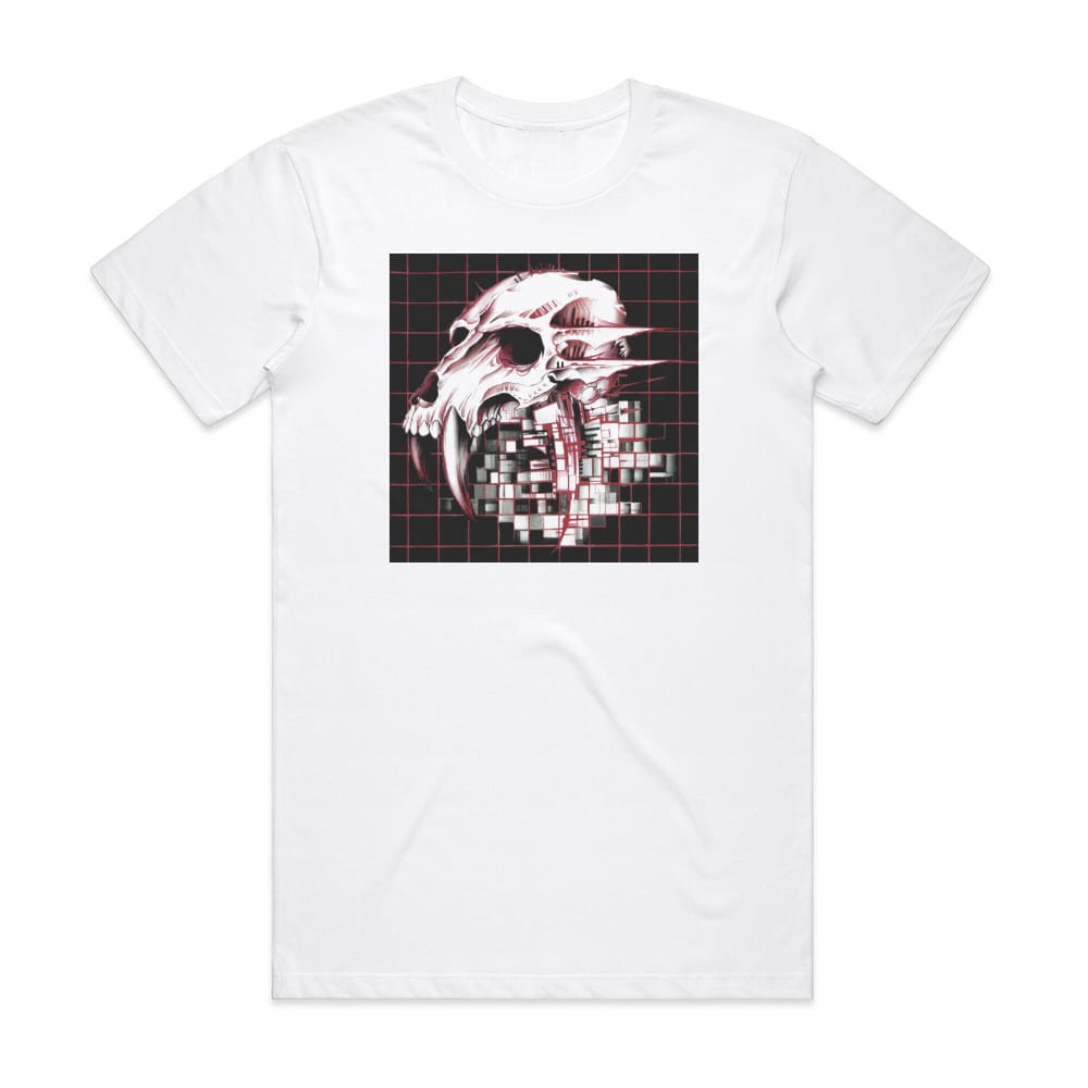 Behold the Arctopus Skullgrid Album Cover T-Shirt White