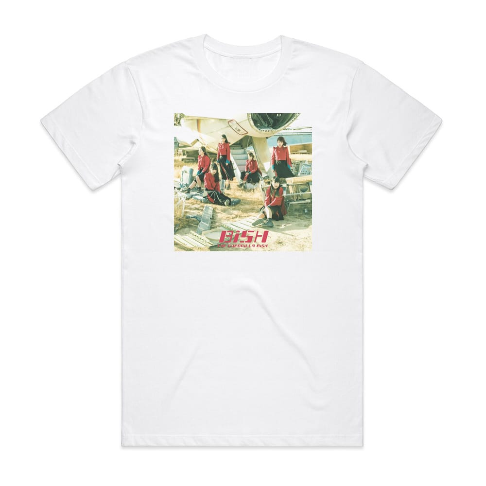 BiSH The Guerrilla Bish 1 Album Cover T-Shirt White