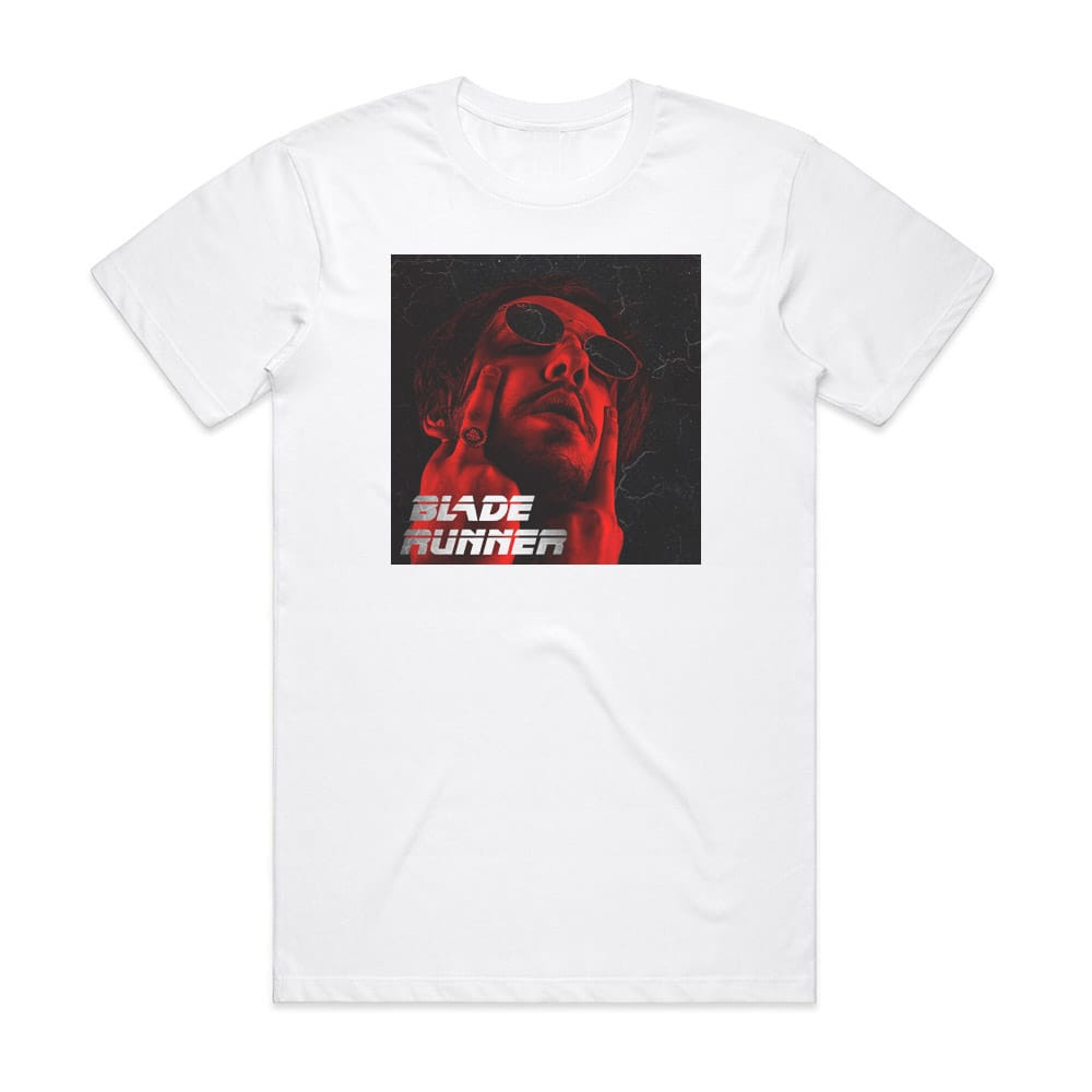 BOOKER Blade Runner Album Cover T-Shirt White