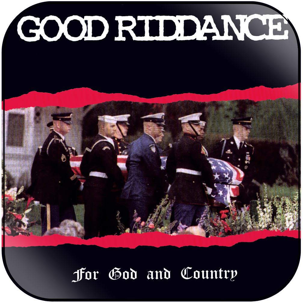 Good Riddance For God And Country Album Cover Sticker