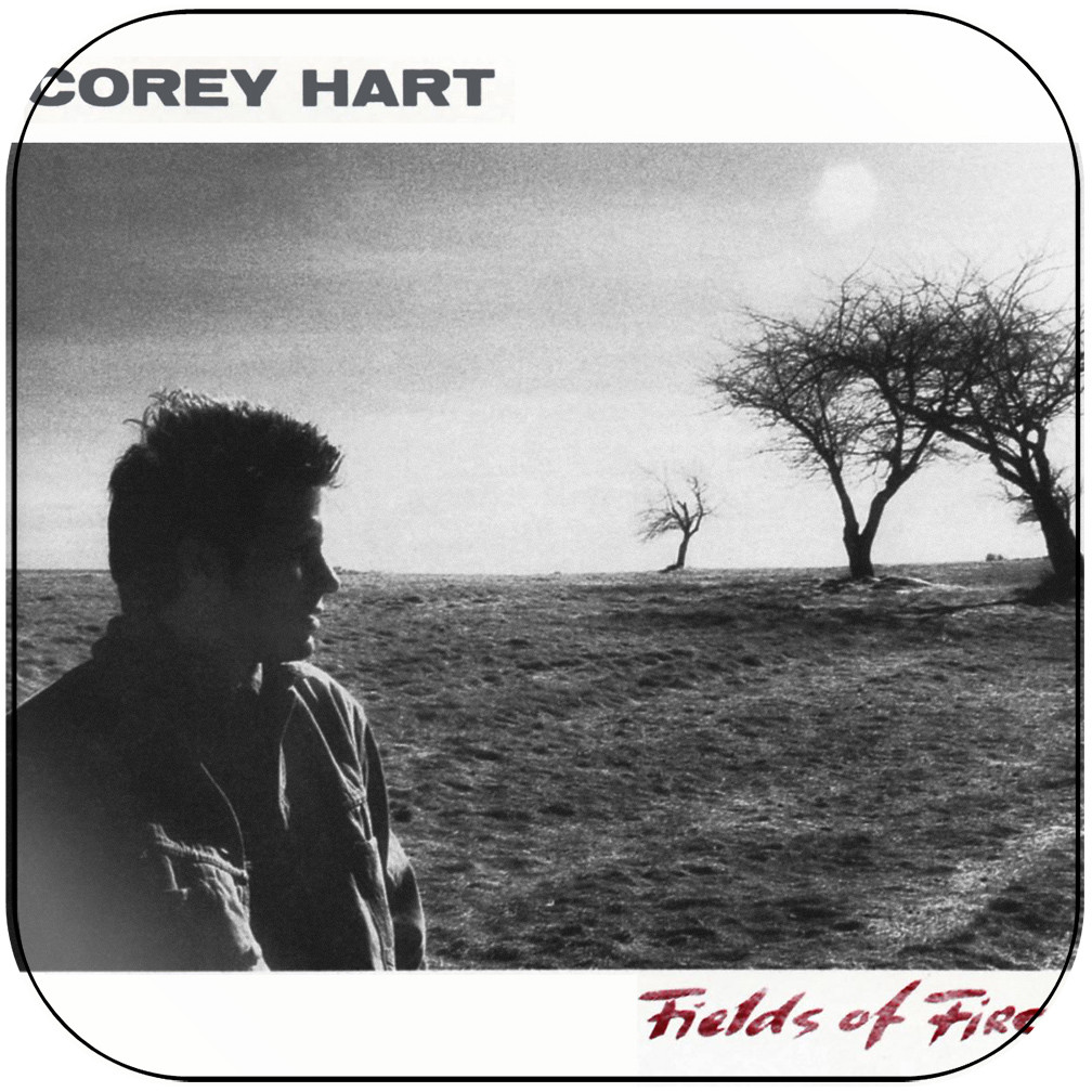 Corey Hart Fields Of Fire Album Cover Sticker