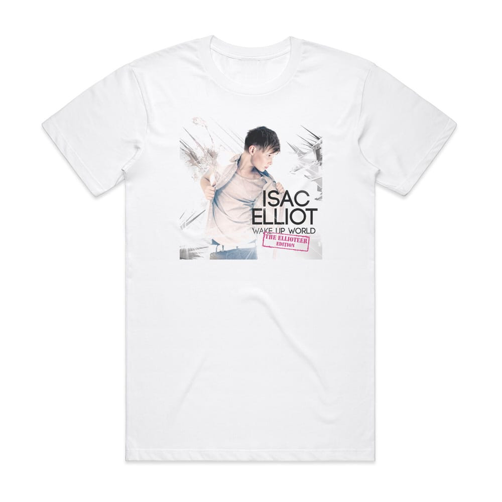 Isac Elliot Wake Up World Album Cover T-Shirt White