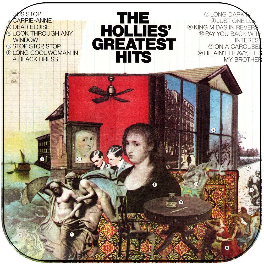 The Hollies Greatest Hits-2 Album Cover Sticker