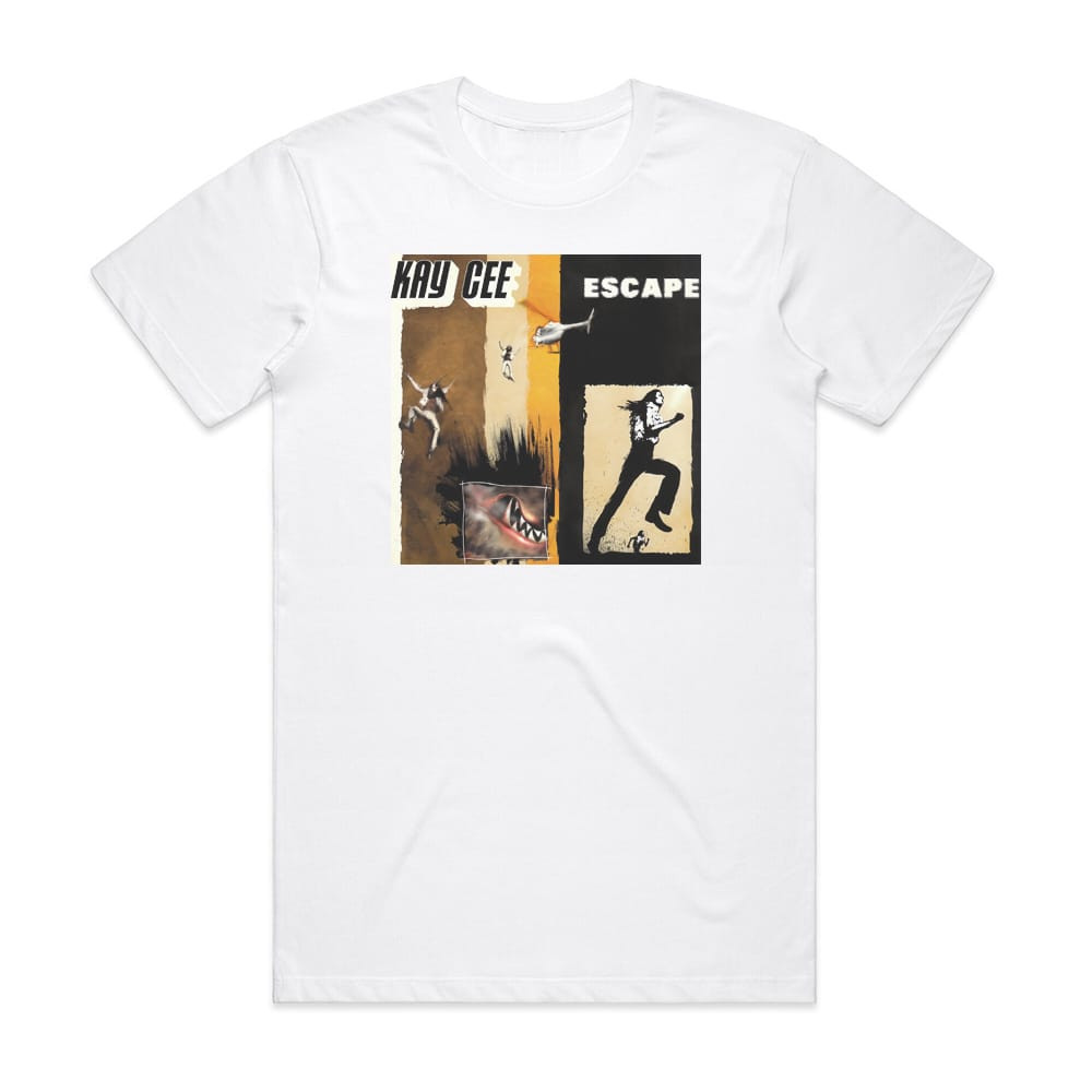 Kay Cee Escape Album Cover T-Shirt White