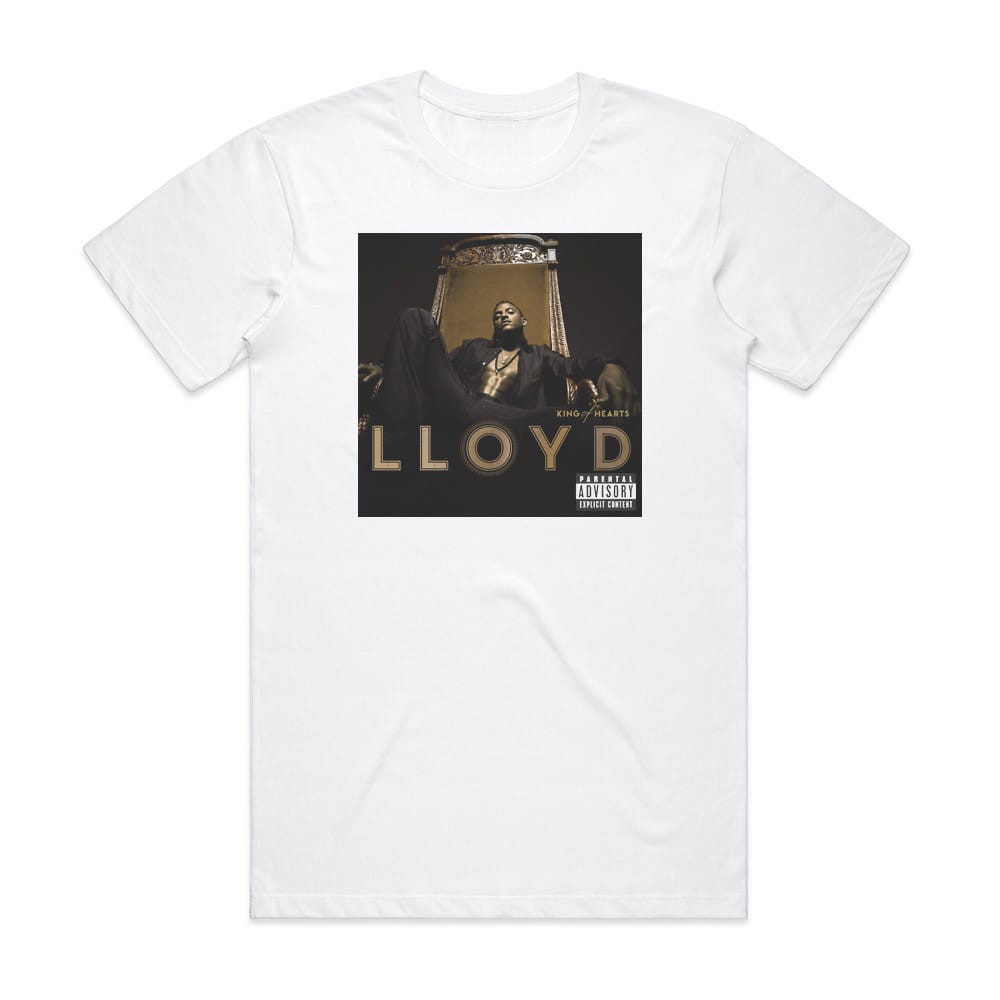 Lloyd King Of Hearts Album Cover T-Shirt White