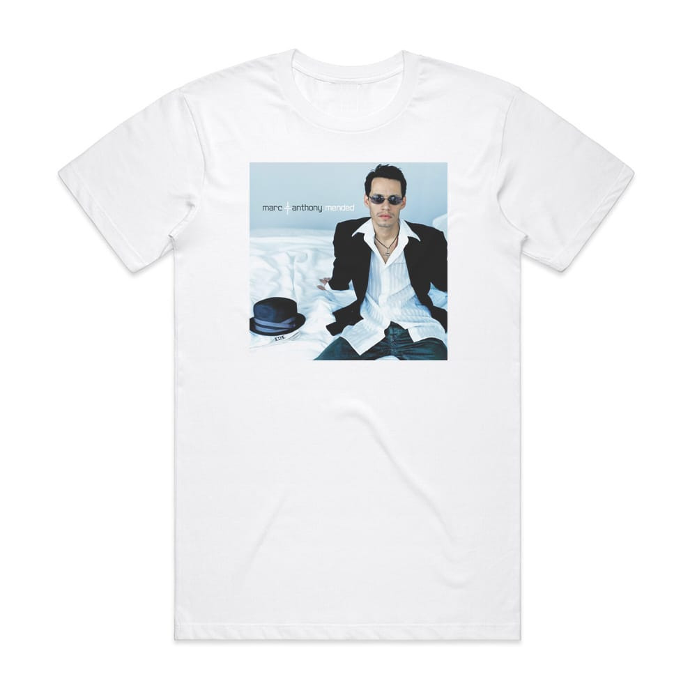 Marc Anthony Mended Album Cover T-Shirt White