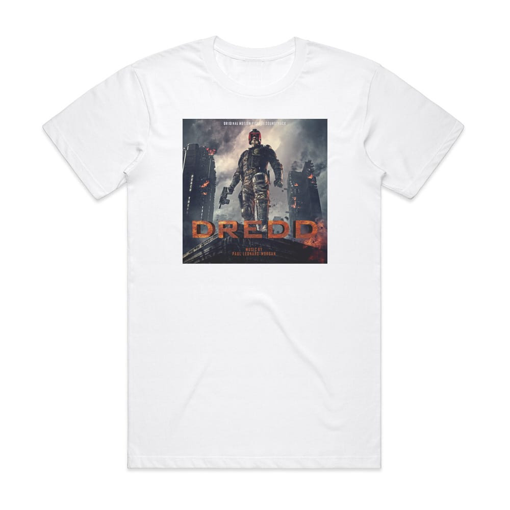 Paul Leonard-Morgan Dredd Original Film Soundtrack Album Cover T-Shirt ...