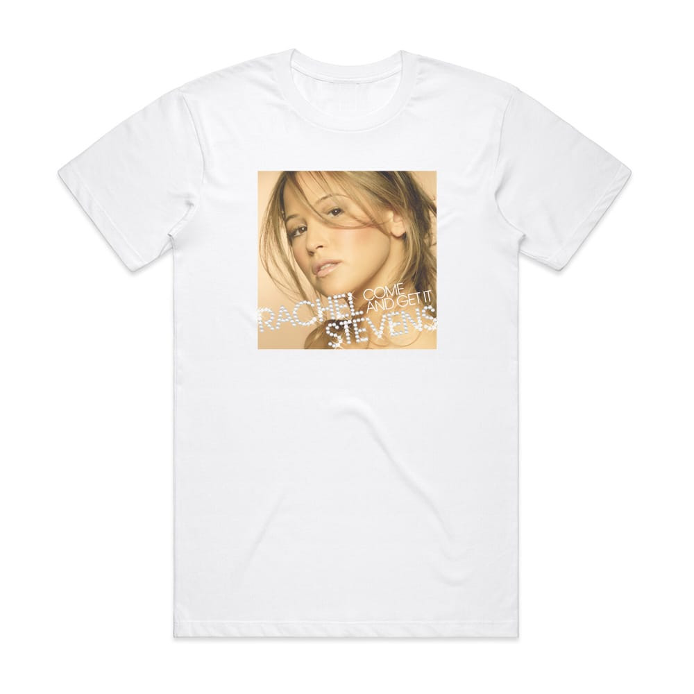 Rachel Stevens Come And Get It Album Cover T-Shirt White