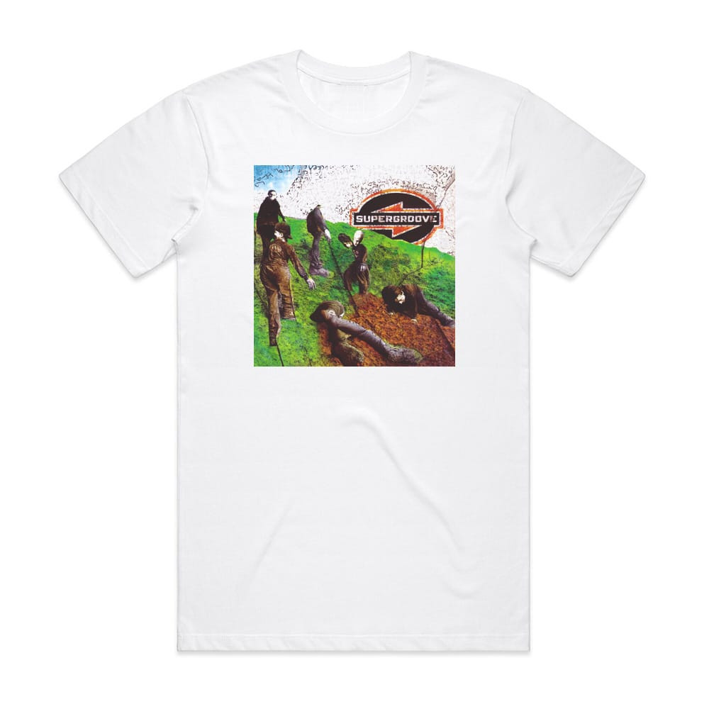 Supergroove Tractor Album Cover T-Shirt White