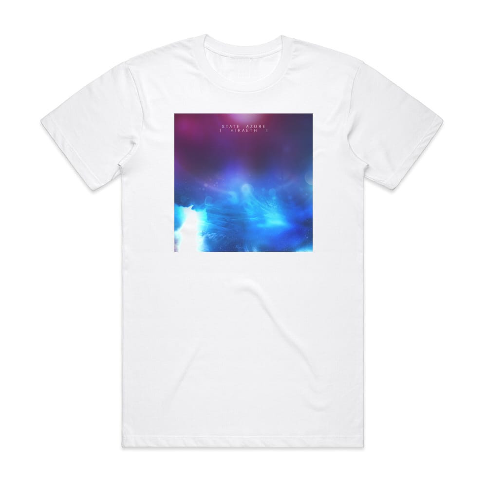 State Azure Hiraeth Album Cover T-Shirt White