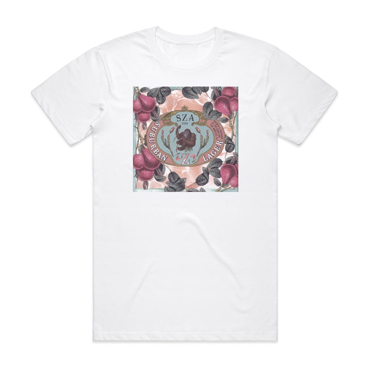 Sza Z Album Cover T Shirt White