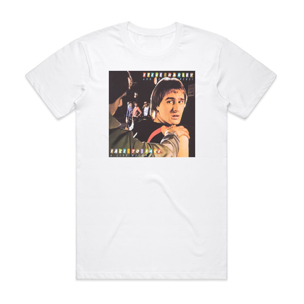 Steve Harley and Cockney Rebel Face To Face Album Cover T-Shirt White