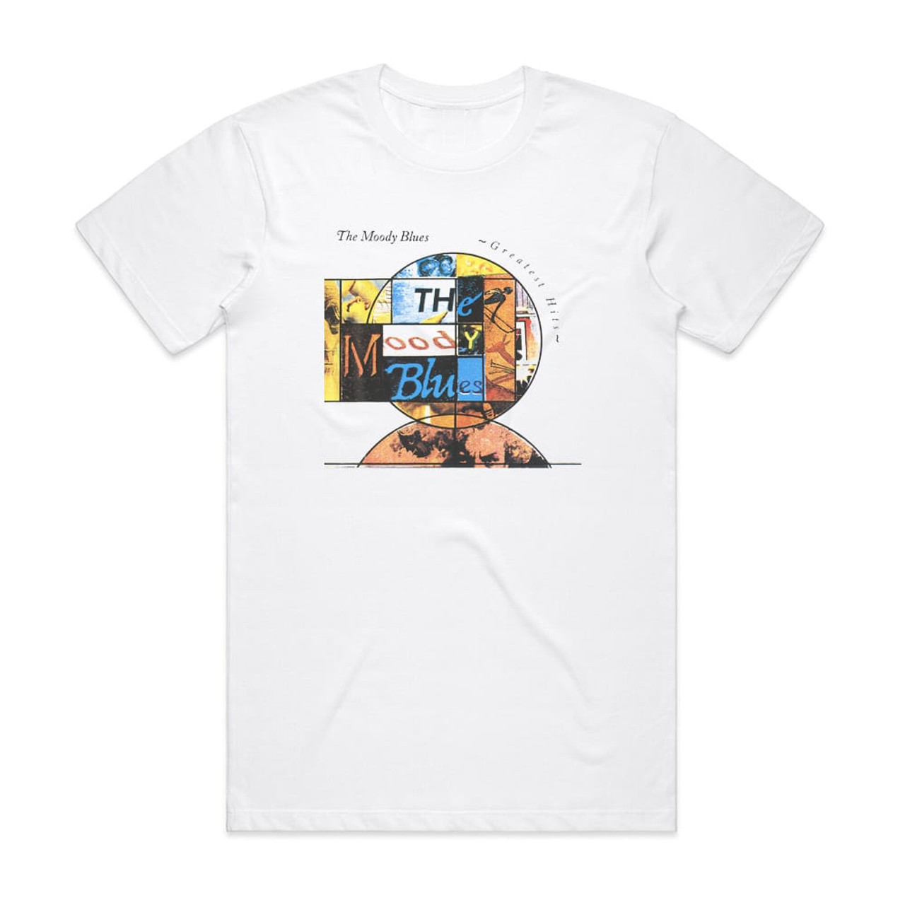 The Moody Blues Greatest Hits Album Cover T Shirt White