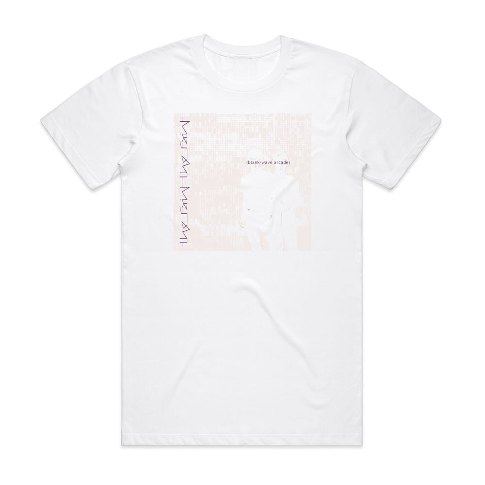 The Faint Blank Wave Arcade Album Cover T-Shirt White