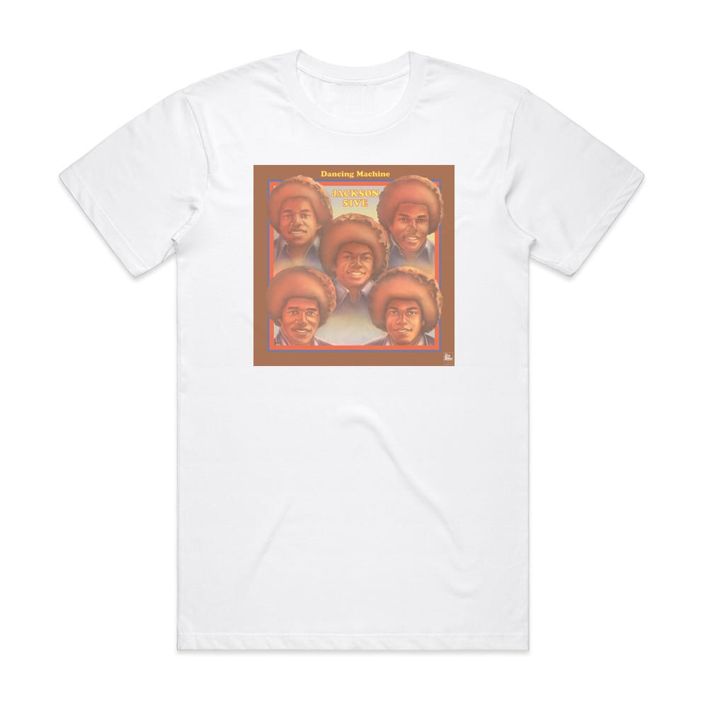 The Jackson 5 Dancing Machine Album Cover T-Shirt White