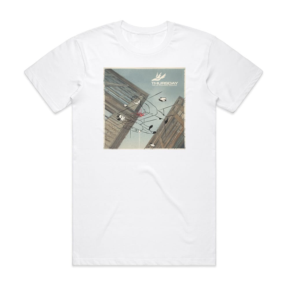 Thursday For The Workforce Drowning Album Cover T-Shirt White