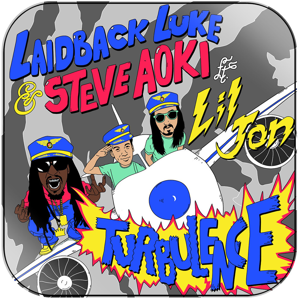 Laidback Luke Turbulence Album Cover Sticker