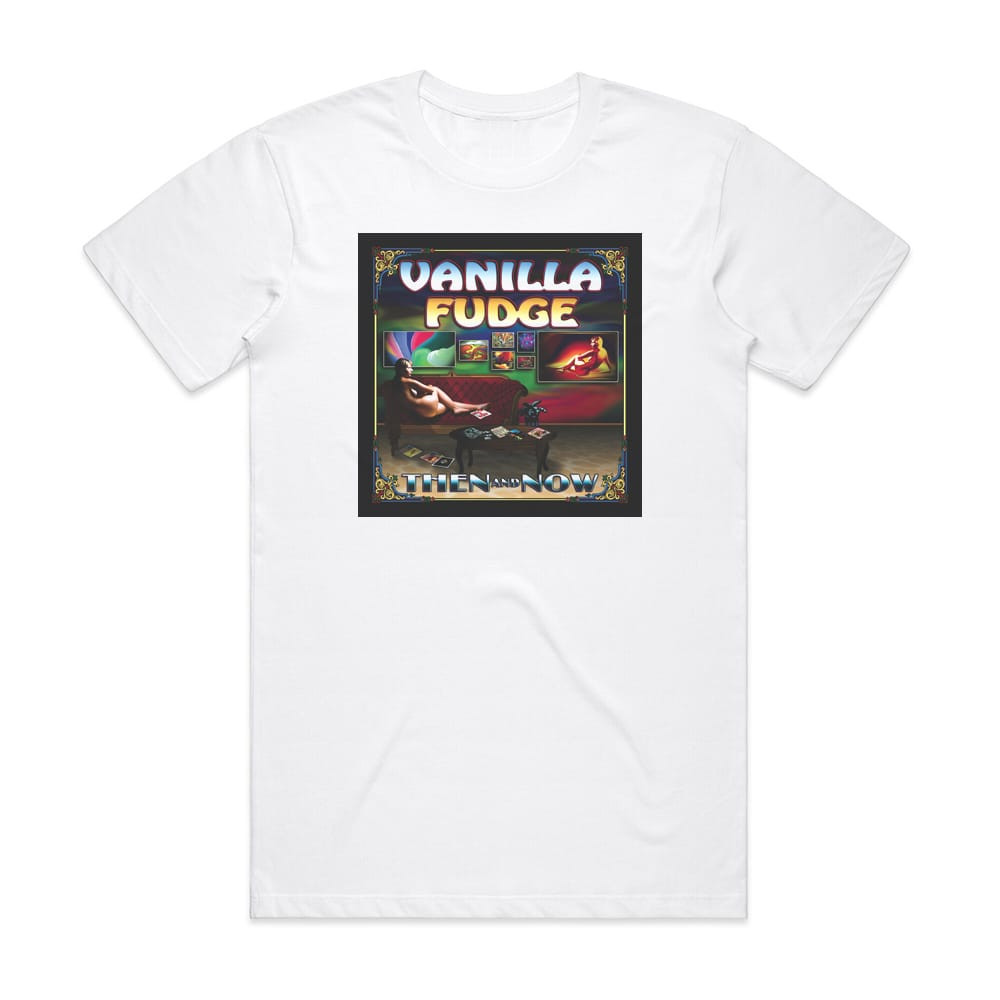 Vanilla Fudge Then And Now Album Cover T-Shirt White