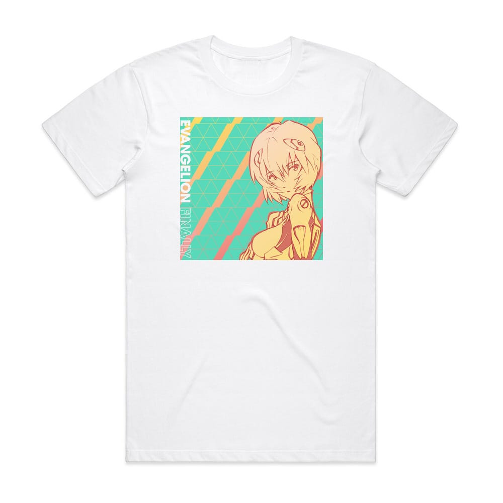 Various Artists Evangelion Finally Album Cover T-Shirt White