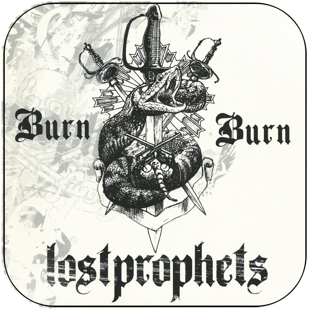 Lostprophets Burn Burn-1 Album Cover Sticker