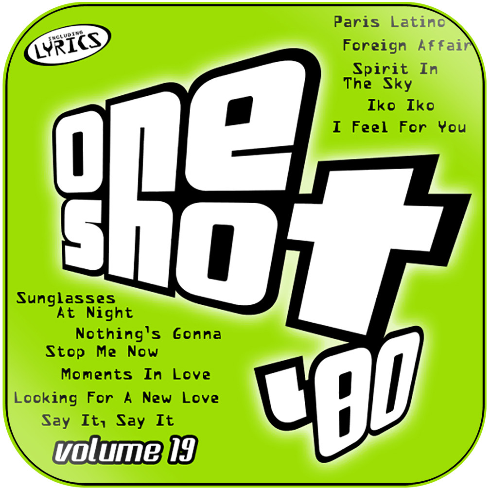 Various Artists One Shot 80 Volume 19 Album Cover Sticker