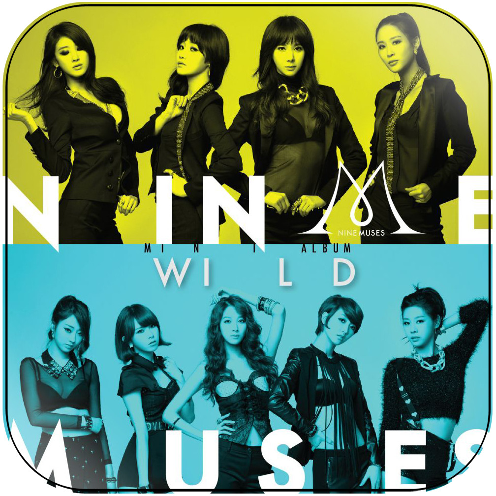 Nine Muses Wild Album Cover Sticker