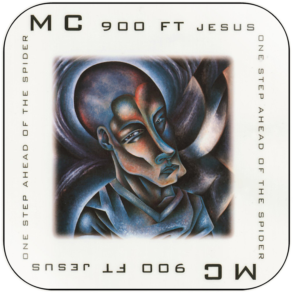 MC 900 Ft Jesus One Step Ahead Of The Spider Album Cover Sticker