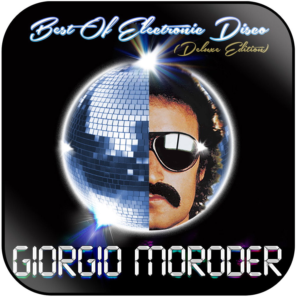 Giorgio Moroder Best Of Electronic Disco Album Cover Sticker