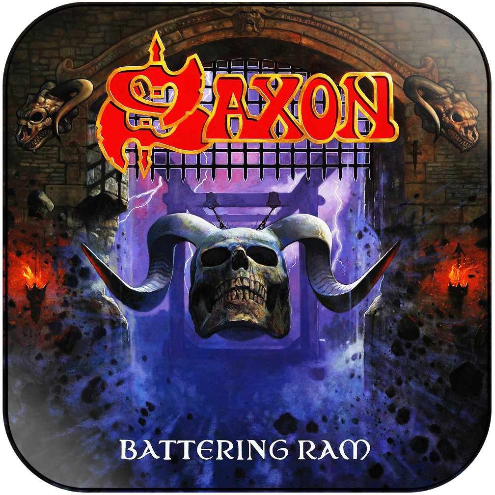 Saxon Battering Ram Album Cover Sticker
