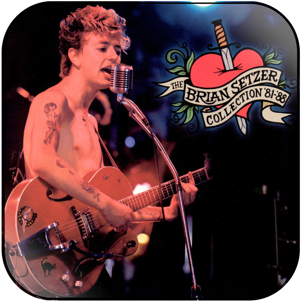 Brian Setzer The Brian Setzer Collection 81 88 Album Cover Sticker