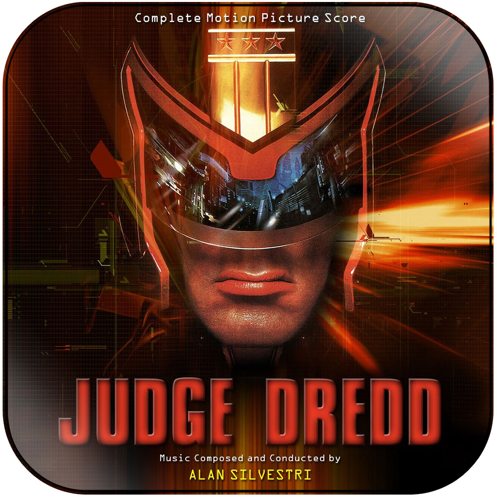 Alan Silvestri Judge Dredd Album Cover Sticker