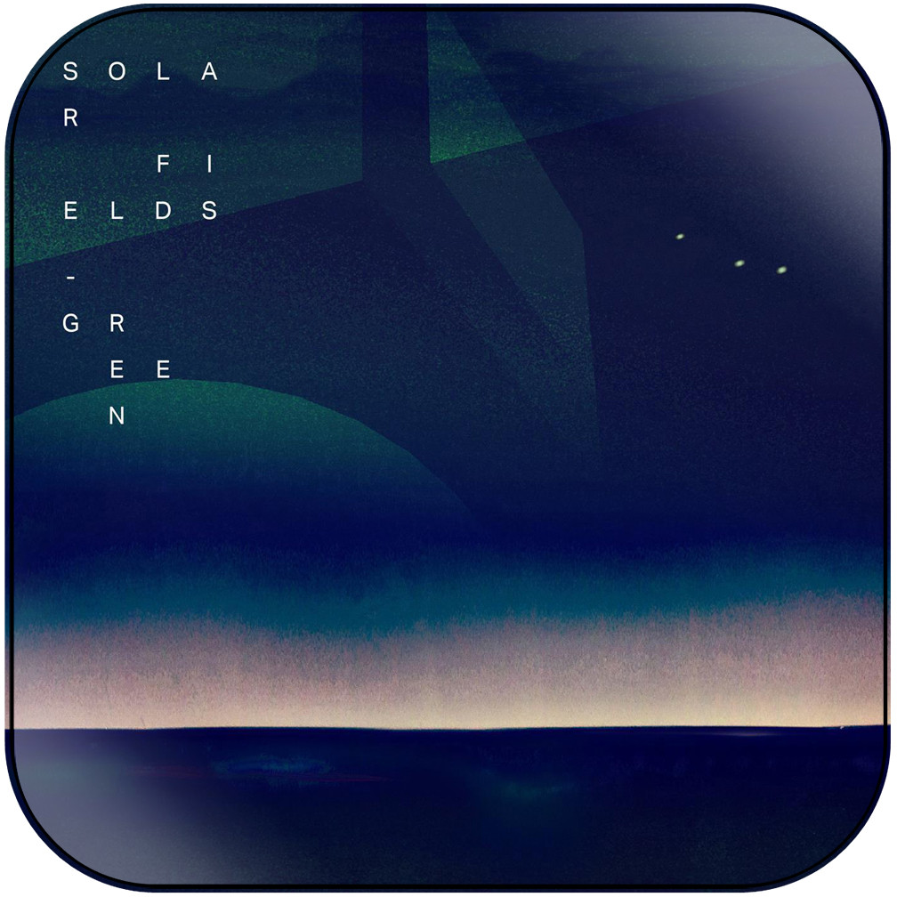 Solar Fields Green Album Cover Sticker