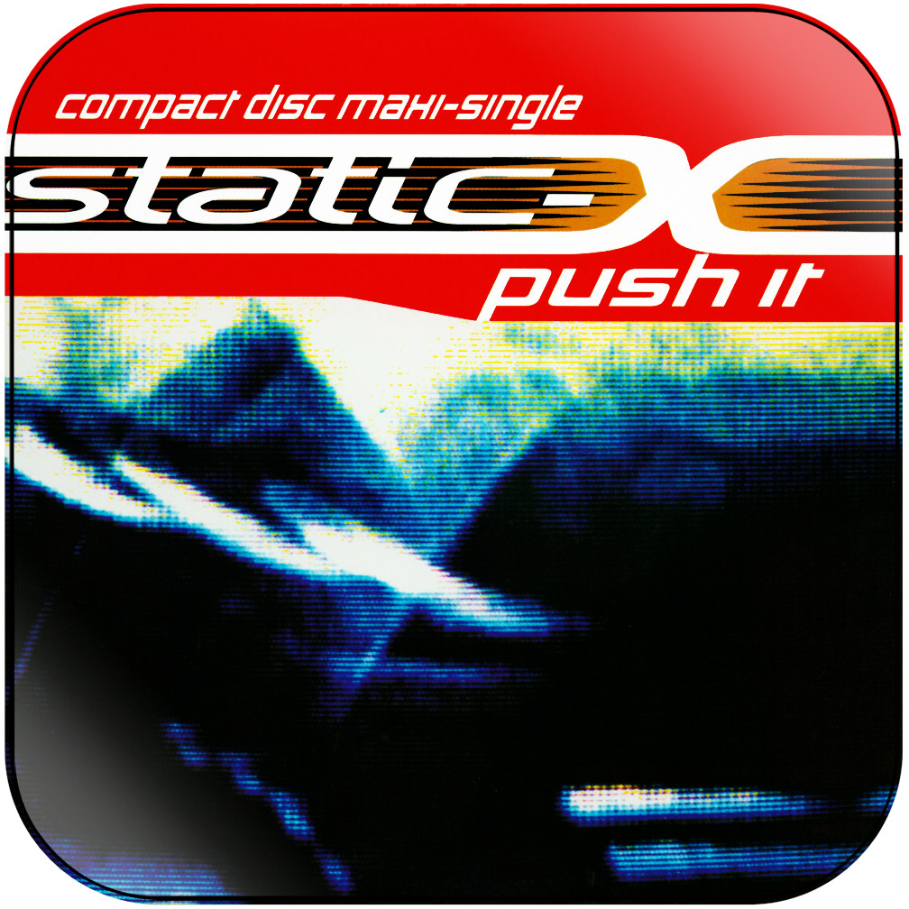 Static-X Push It Album Cover Sticker