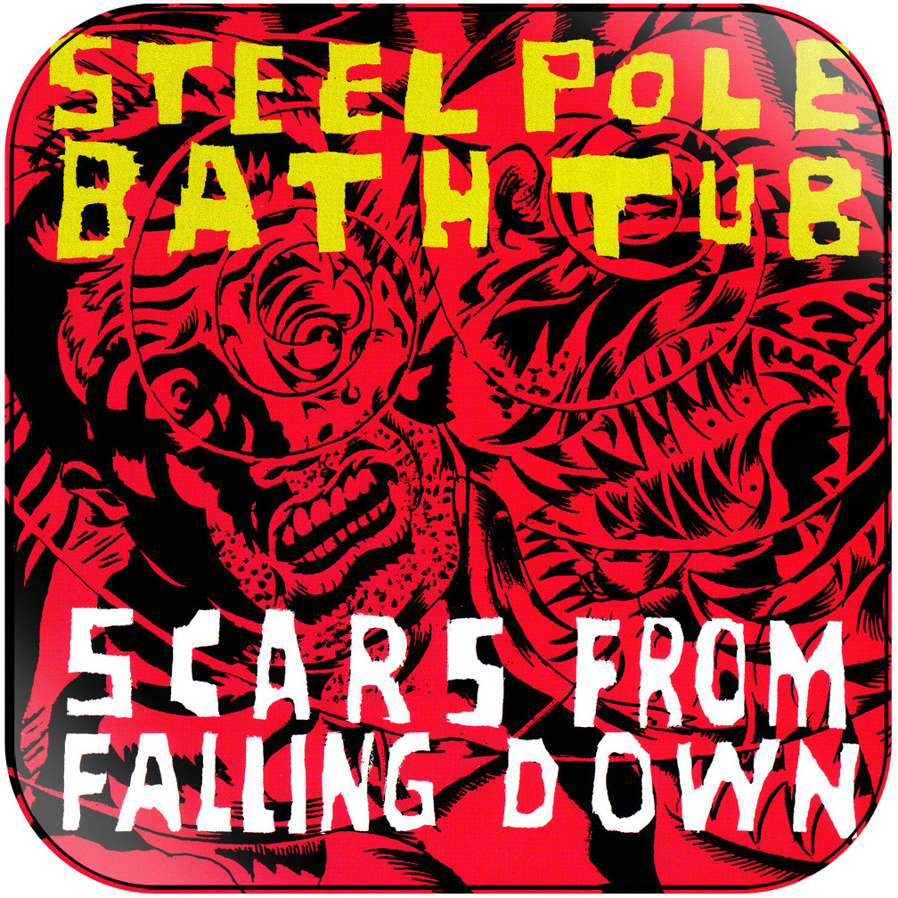 Steel Pole Bath Tub Scars From Falling Down-1 Album Cover Sticker