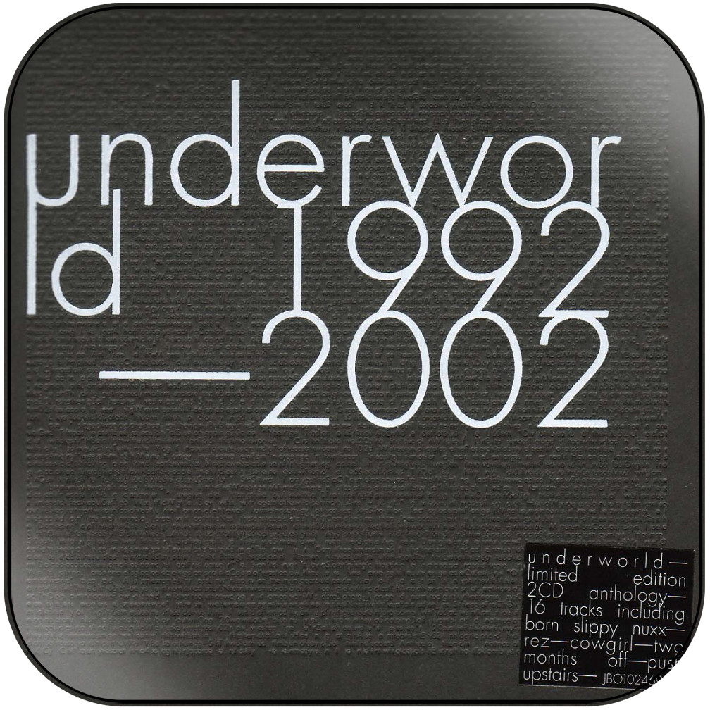 Underworld 1992 2002 Album Cover Sticker Album Cover Sticker