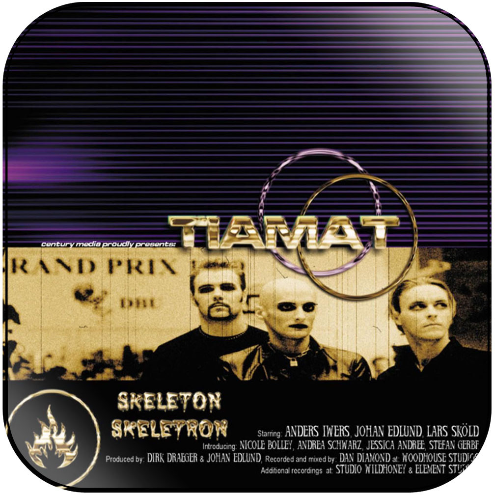 Tiamat Skeleton Skeletron Album Cover Sticker