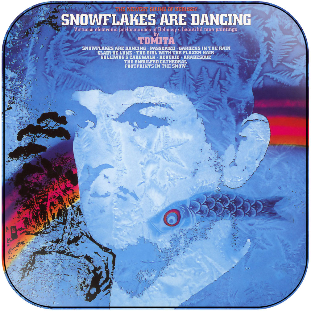 Isao Tomita Snowflakes Are Dancing Album Cover Sticker