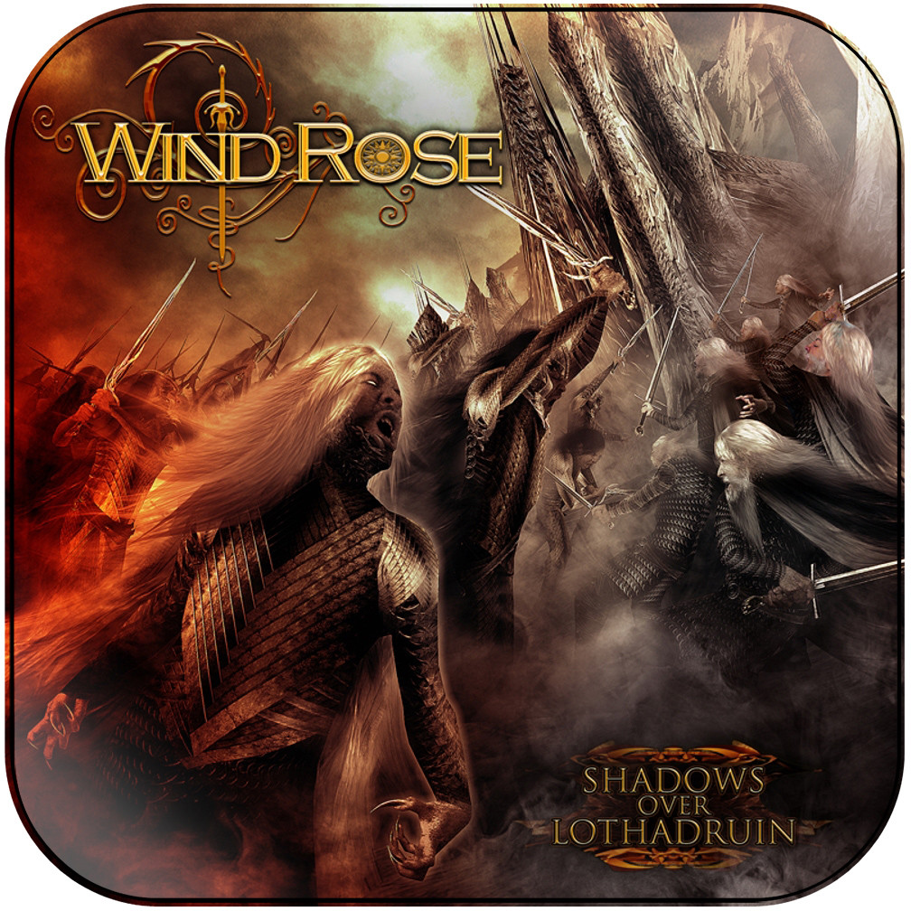 Wind Rose Shadows Over Lothadruin Album Cover Sticker